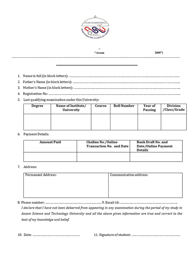 Form for Original Certficate | PDF