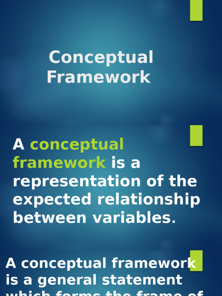 Conceptual Framework Revised | PDF