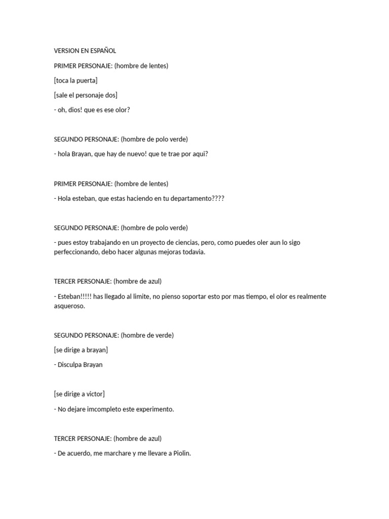 Olor Asqueroso en el Departamento | PDF