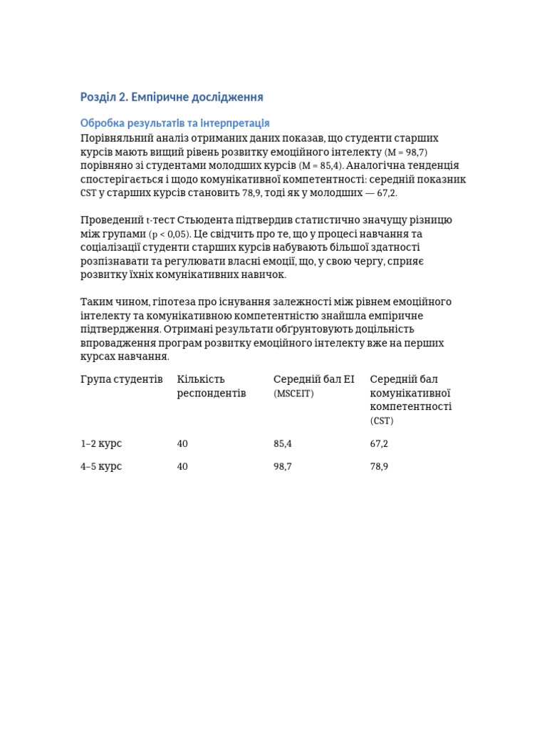 Empirical Section Example | PDF