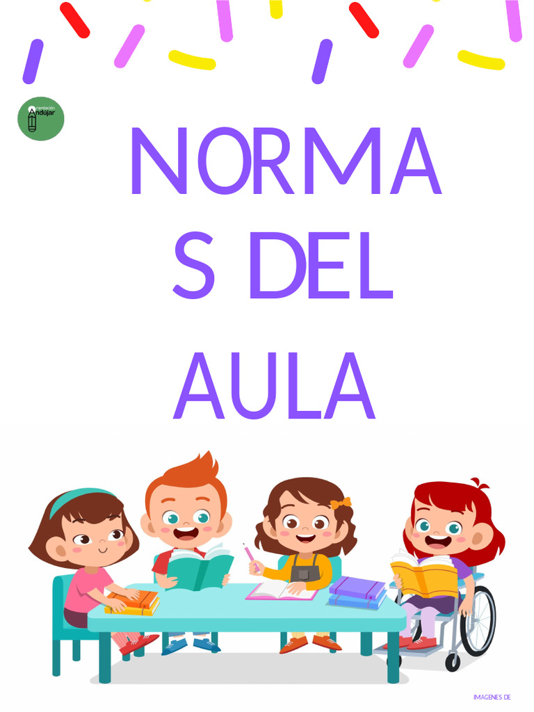 Bonitos-posters-NORMAS-DEL-AULA conv | PDF