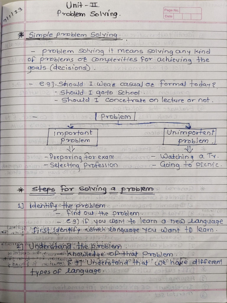 Unit2 Problem Solving | PDF