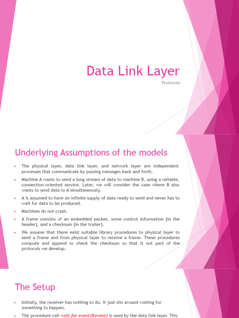 Data Link Layer Protocols Pdf Transmission Control Protocol