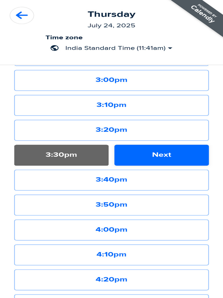 Select A Date & Time - Calendly | PDF