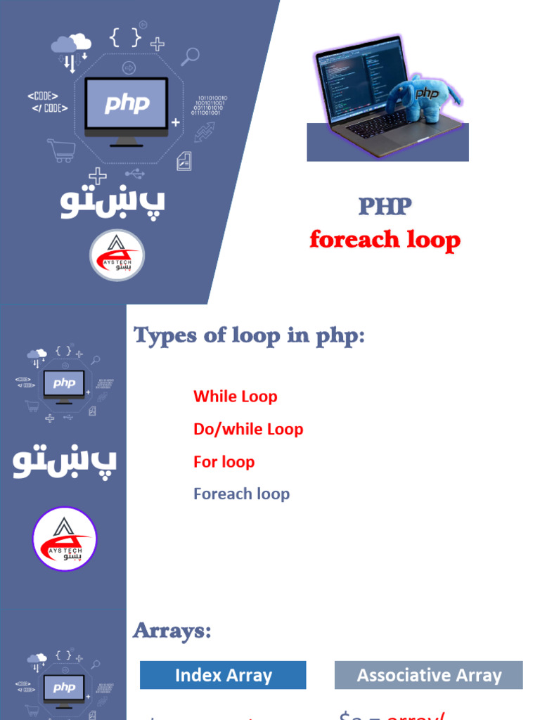 PHP Foreach Loop Explained | PDF