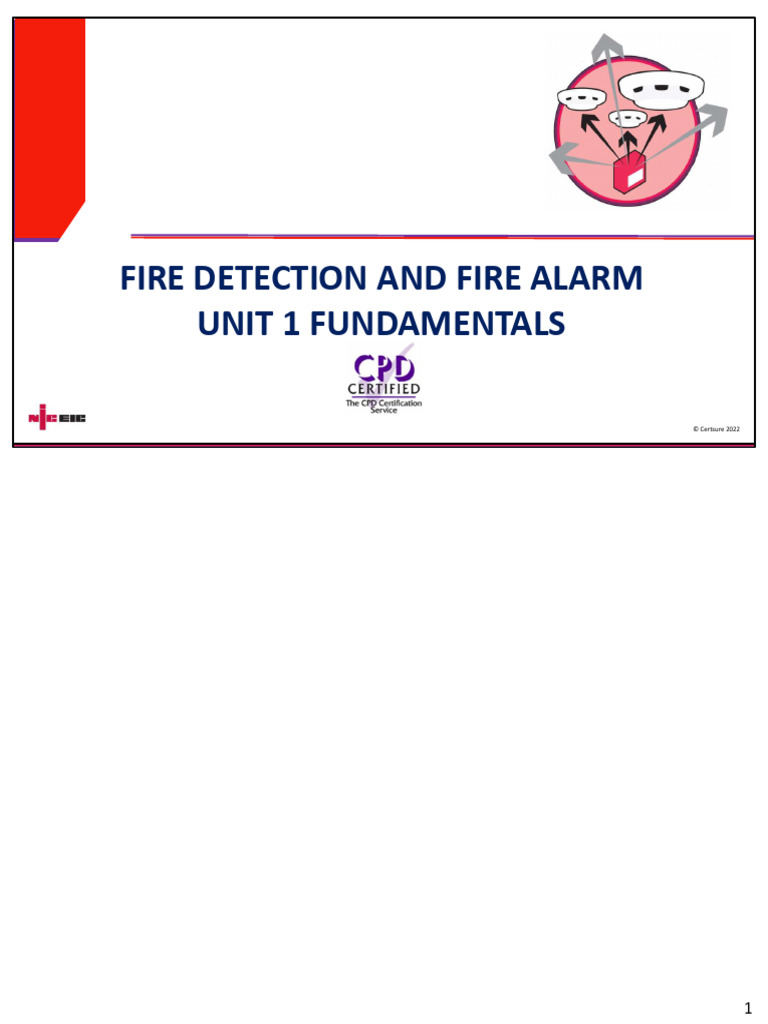 NICEIC Fire Alarm fundamentals delegate notes | PDF | Fire Safety | Safety