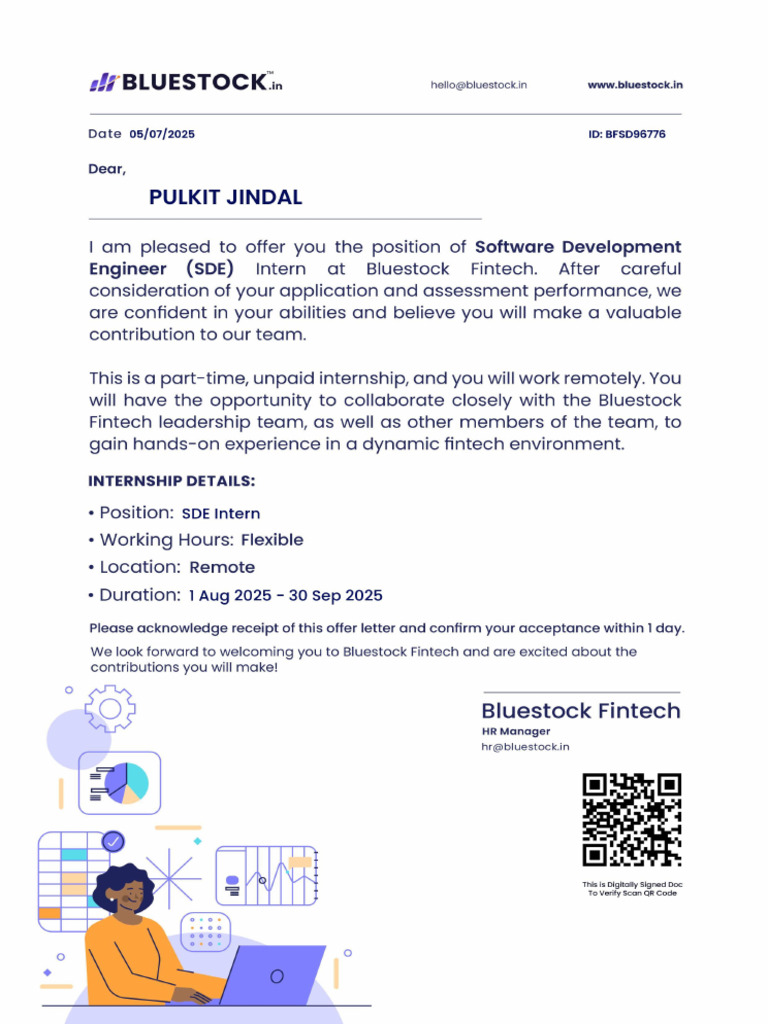 Bluestock Intern | PDF
