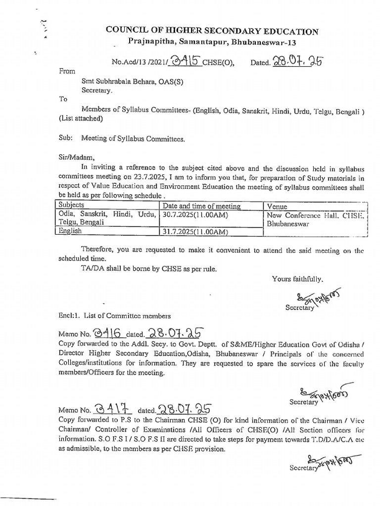3415 Syllabus Commitee Meeting | PDF