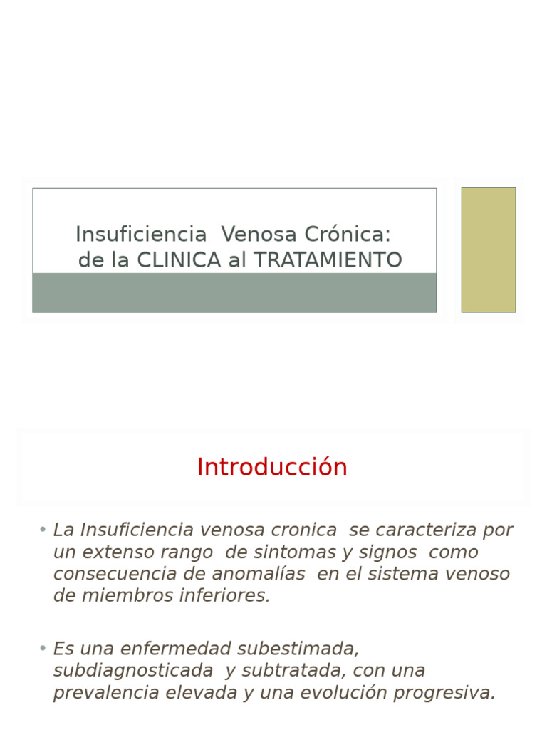 Clasificación CEAP en Insuficiencia Venosa | PDF | Venas varicosas | Vena