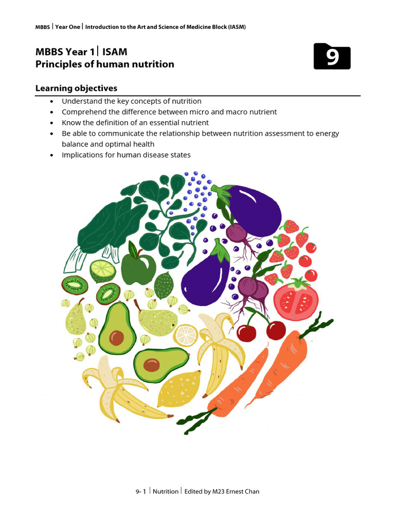 Principles of Human Nutrition Overview | PDF | Nutrients | Nutrition