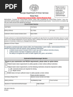 DMV Vision Test Form | PDF | Driver's License | Nursing