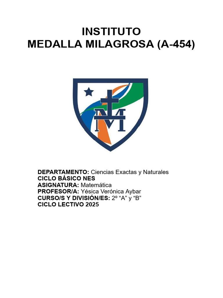 Guía Diagnóstico 2º IMM 2025 | PDF | Ángulo | Matemáticas