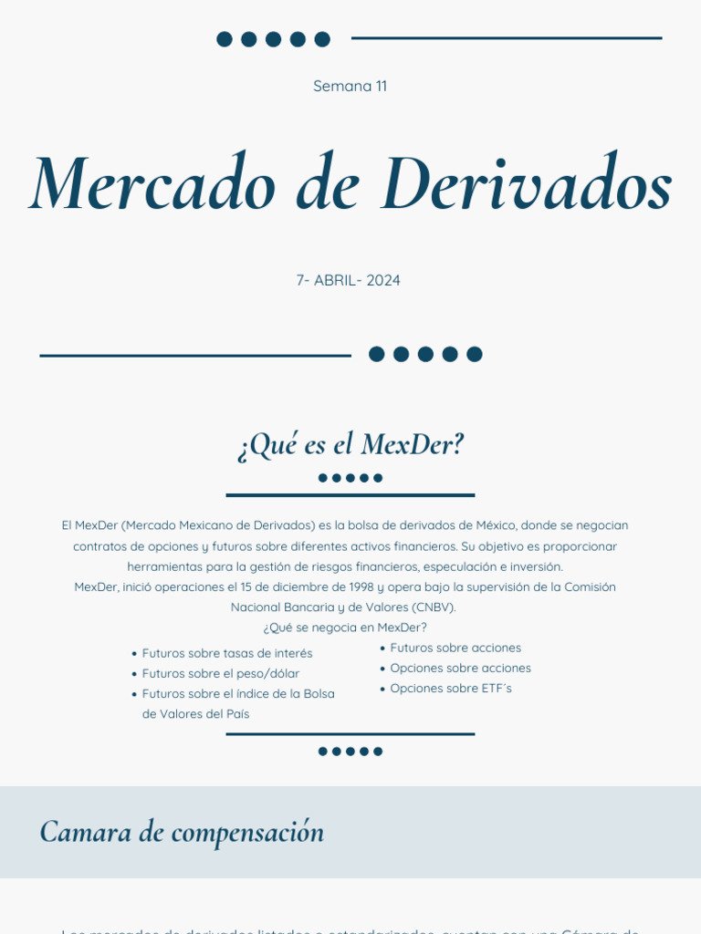 Guía Completa del Mercado Mexicano de Derivados | PDF | Opción ...