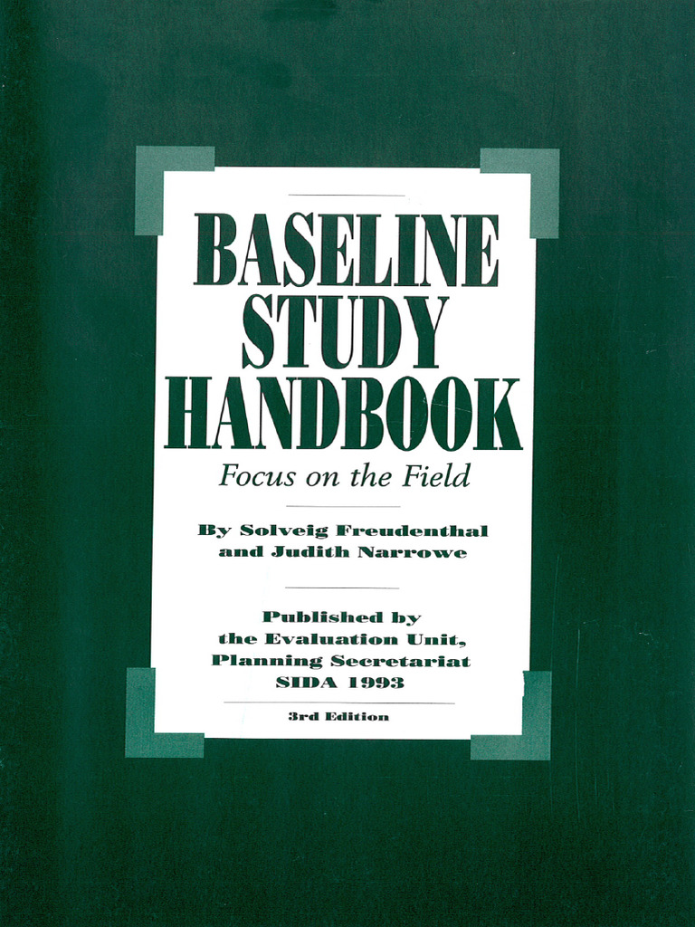 Conducting A Baseline Study | PDF