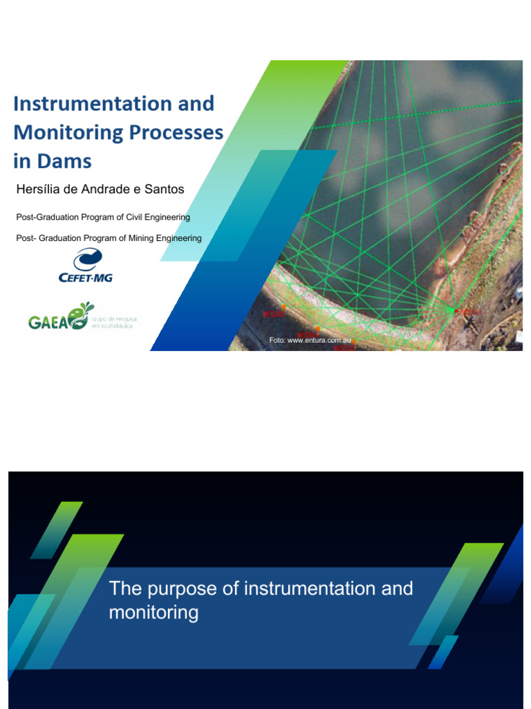 Dam Instrumentation and Monitoring Guide | PDF | Pressure Measurement | Dam