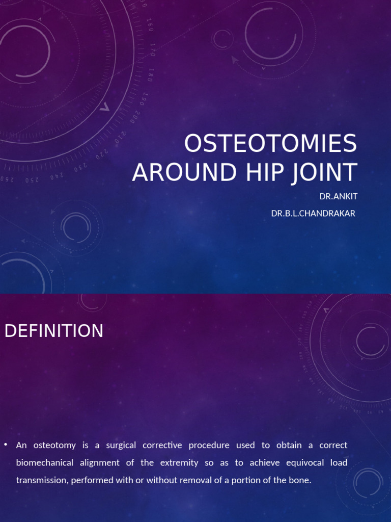 Osteotomies Around The Hip | PDF | Hip | Anatomical Terms Of Motion