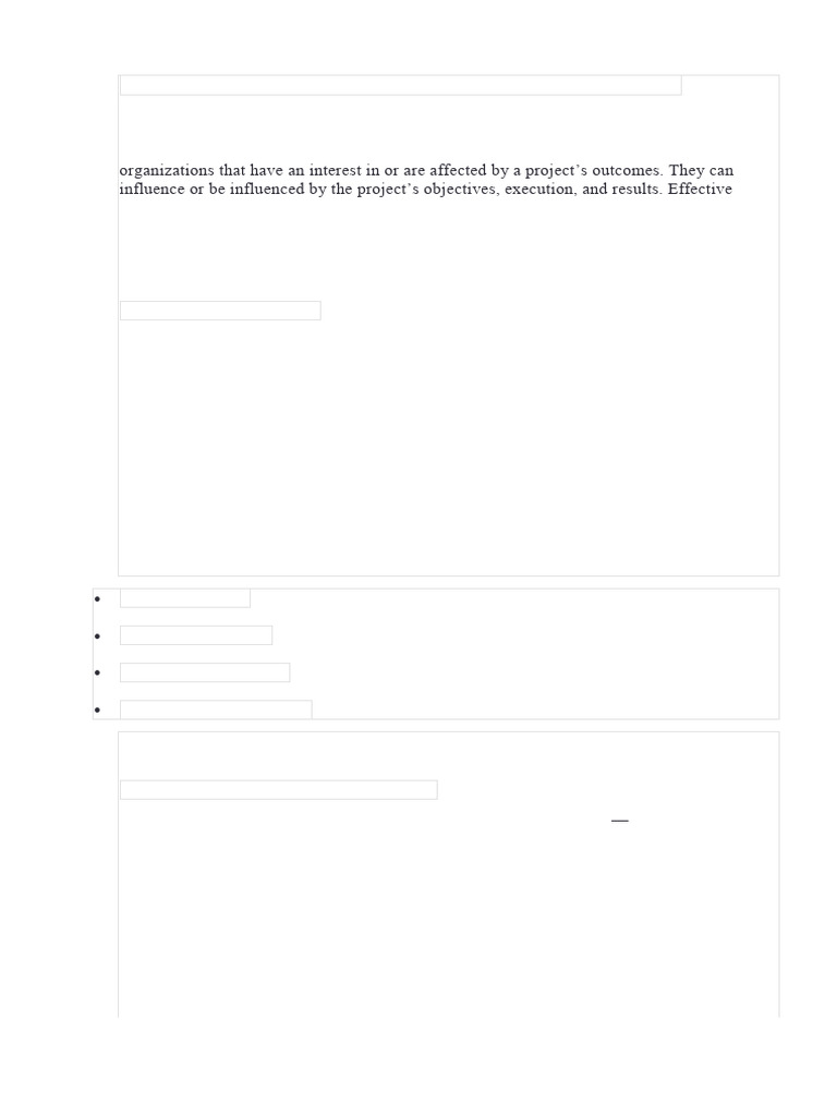Effective Stakeholder Management Strategies | PDF | Project Management ...