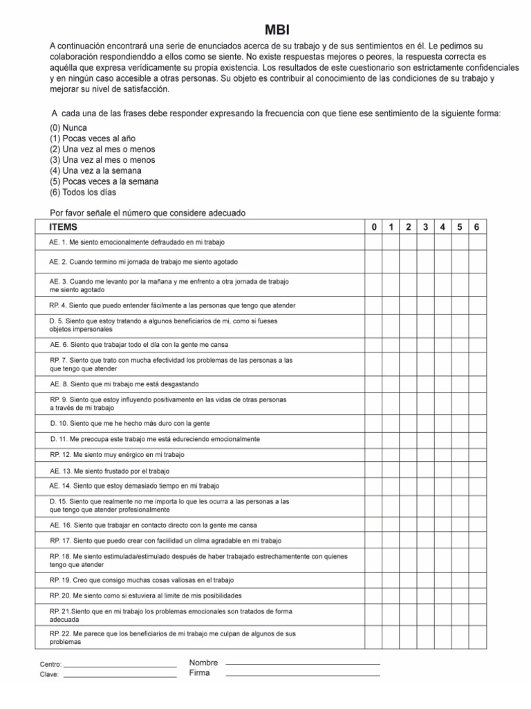 MBI | PDF