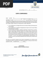 Carta Compromiso | PDF