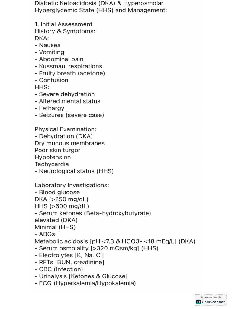DKA & HHS | PDF
