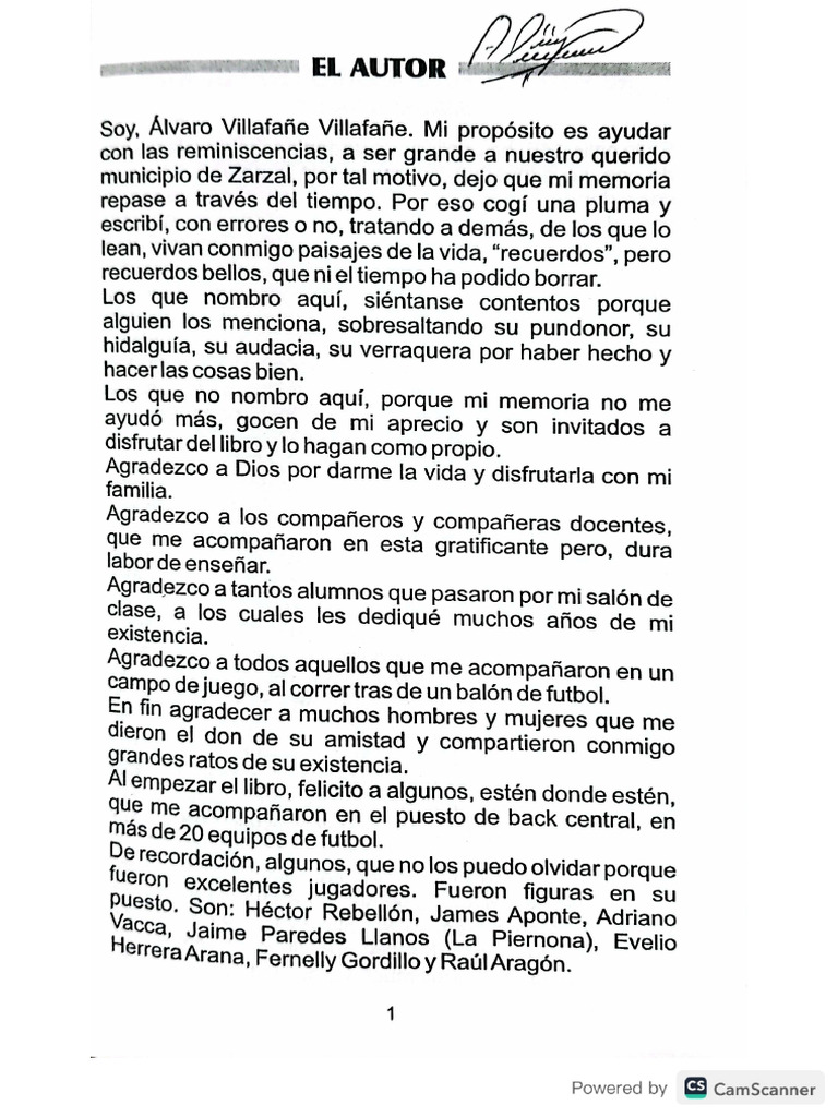 Biografia Del Autor | PDF