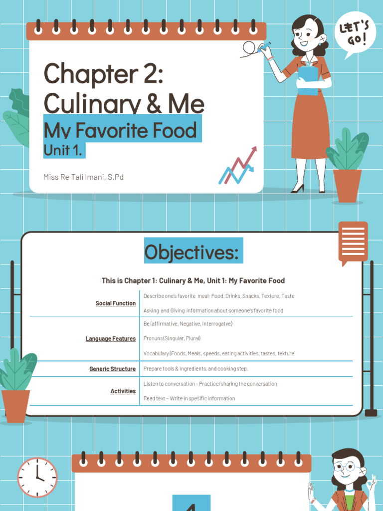 Chapter 2 Culinary & Me - Print Unit 1 My Fav Food | PDF | Vocabulary ...