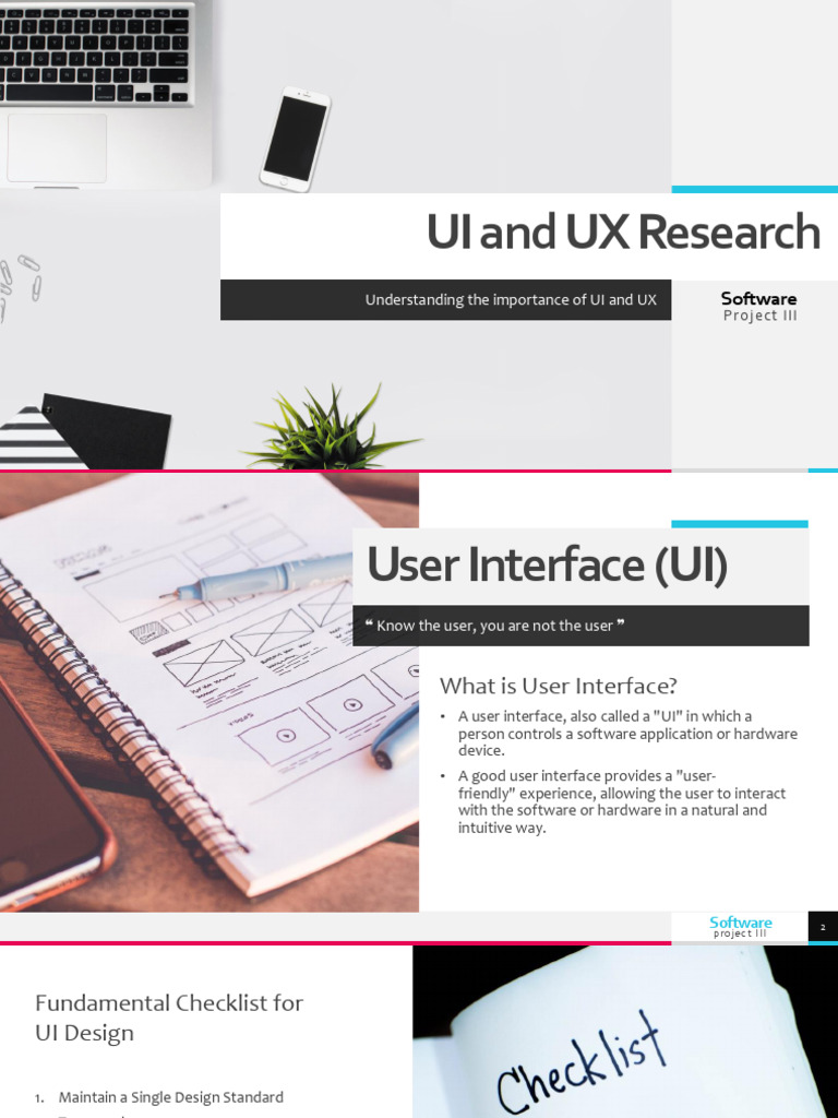 UI and UX Design Fundamentals Guide | PDF | User Interface Design ...