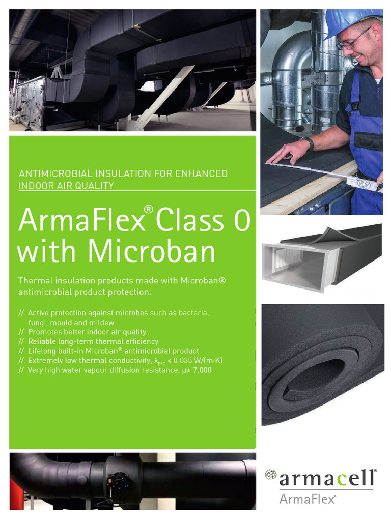 ArmaFlex Class 0 With Microban | PDF | Building Insulation | Thermal ...