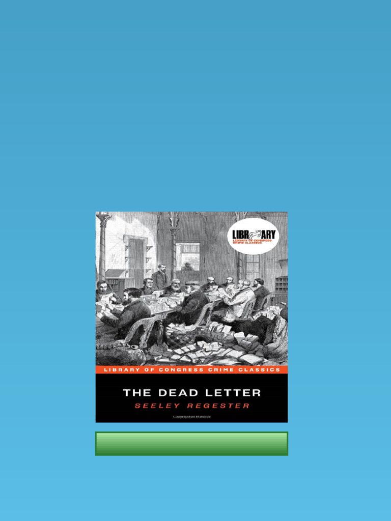 The Dead Letter Seeley Regester pdf download | PDF | Mathematics | Methodology