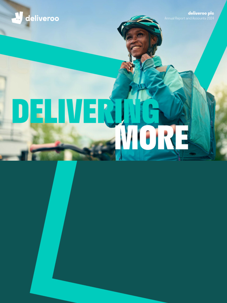 Deliveroo Annual Report 2024 Highlights | PDF | Governance | Grocery Store