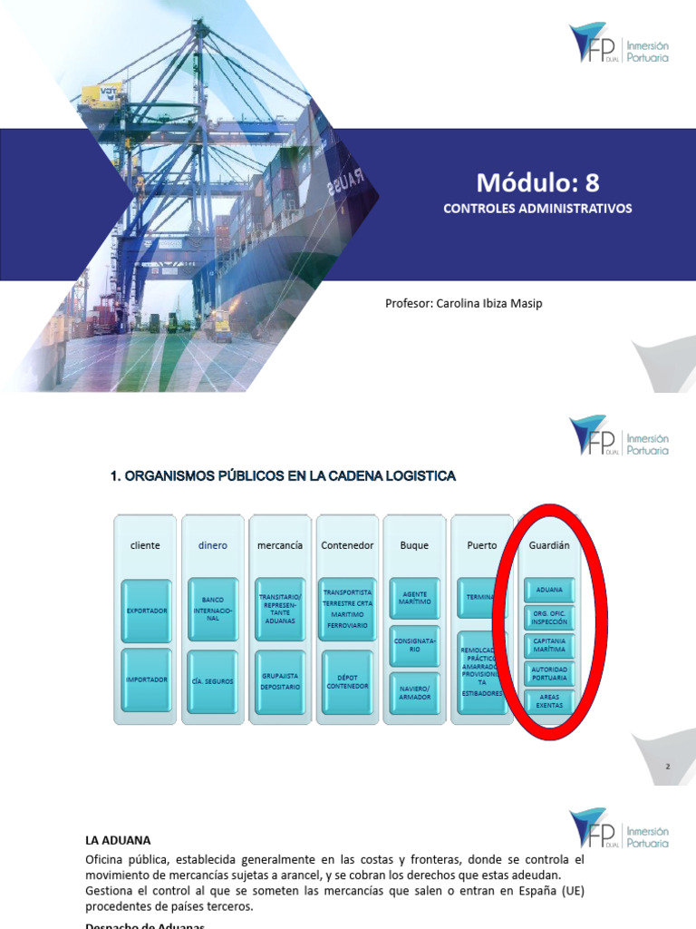 M8. Controles Administrativos | PDF | aduana | El comercio internacional