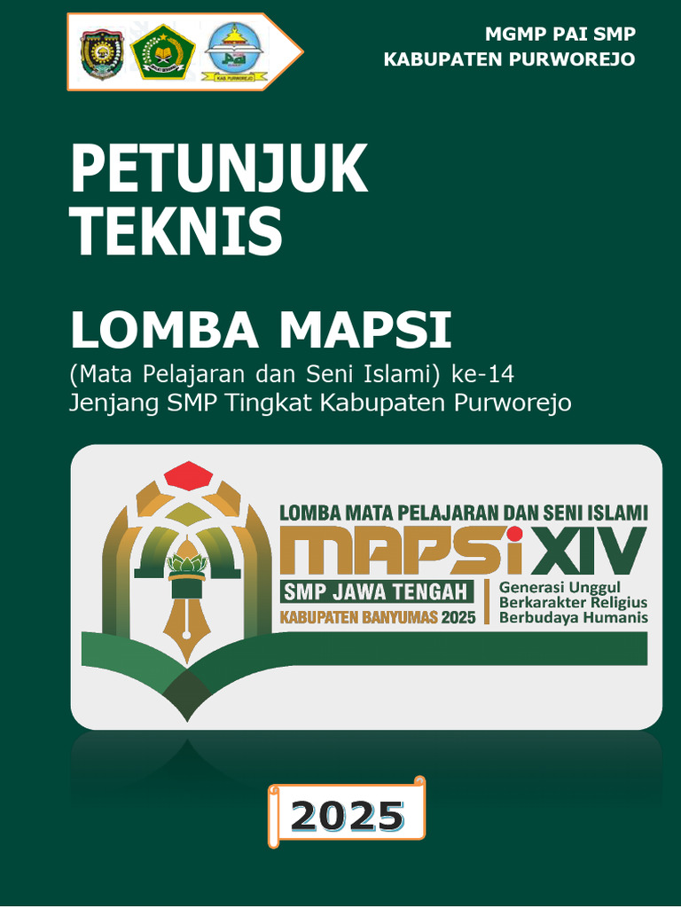 Petunjuk Teknis Lomba MAPSI 2025 SMP | PDF