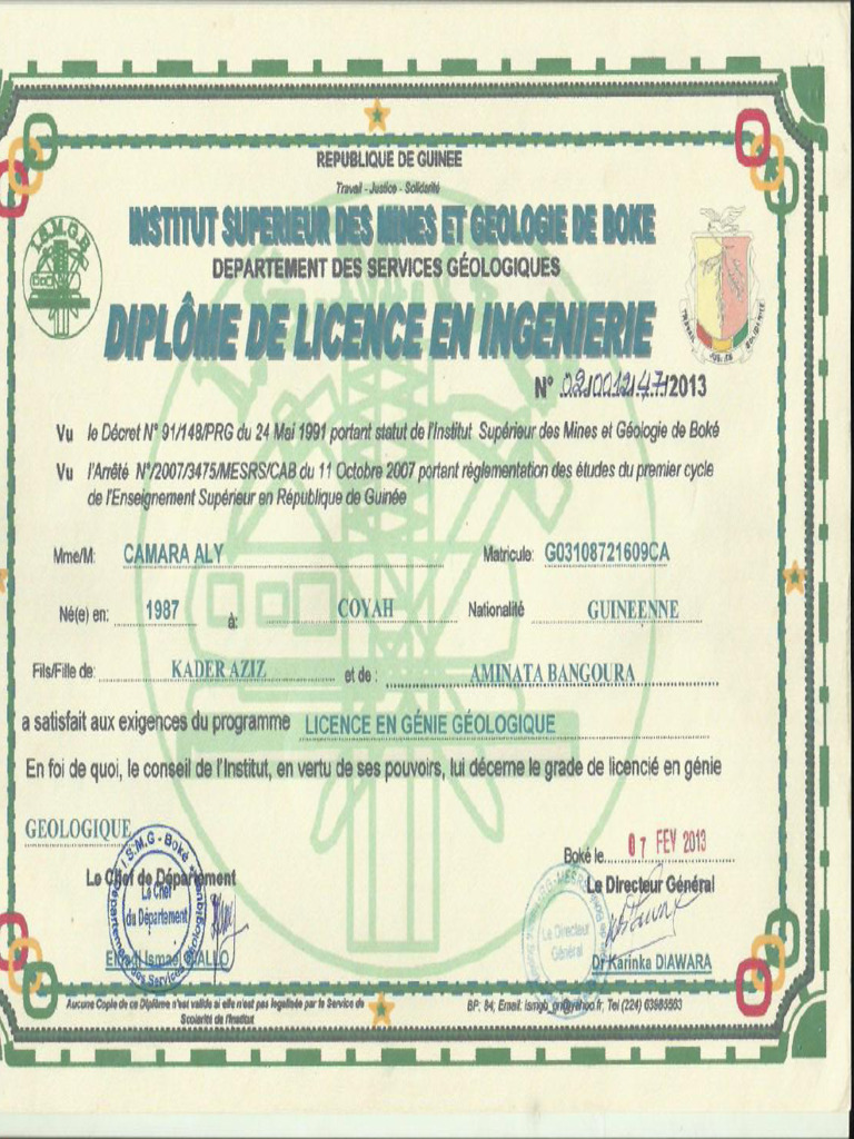 Diplomes Université Et Bac-1 | PDF