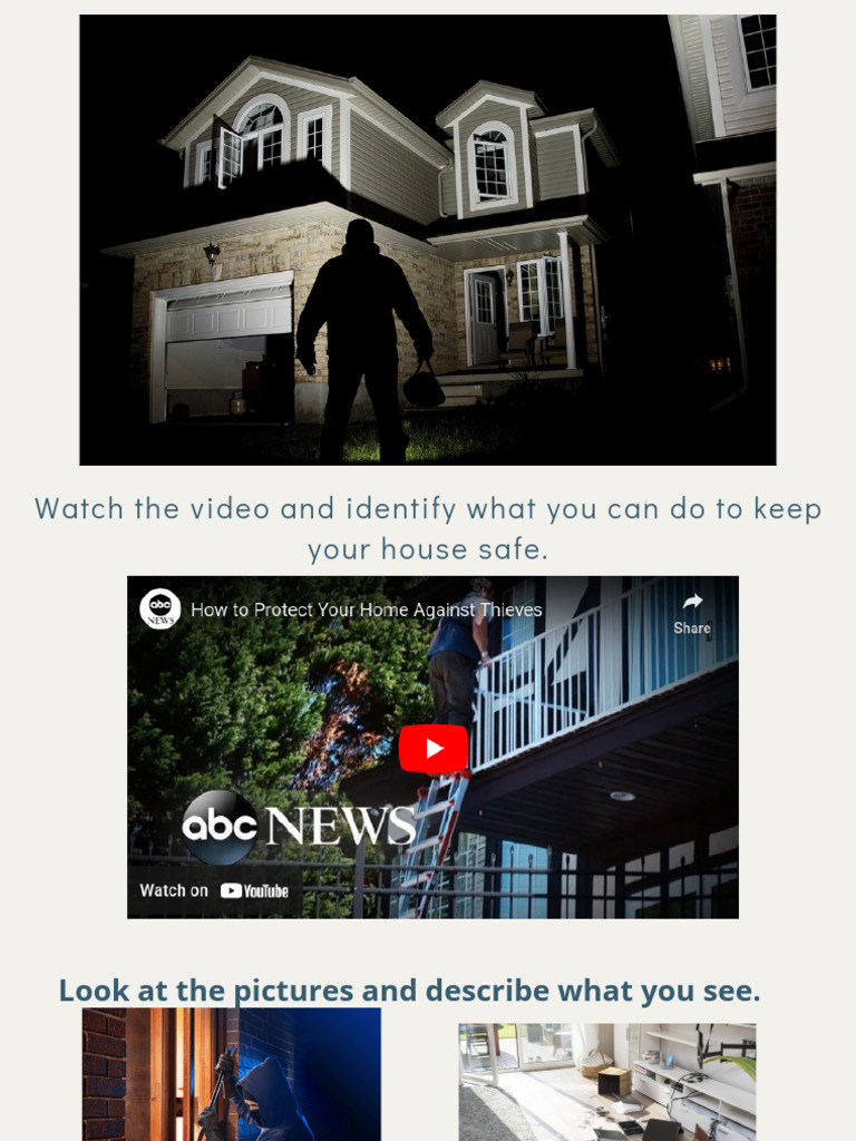 Home Safety Tips and Theft Analysis | PDF
