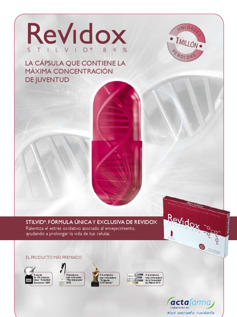 Resultados Revidox Laboratorios Actafarma | PDF | Antioxidante ...