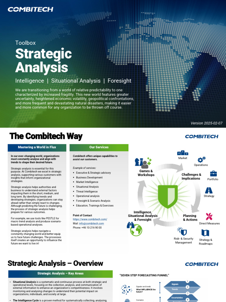 Toolbox - Strategic Analysis 2025 | PDF | Artificial Intelligence | Intelligence (AI) & Semantics