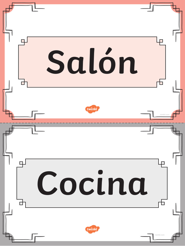 Carteles de Habitaciones | PDF