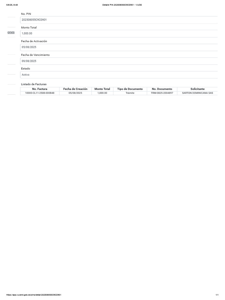 Detalle Pin 202508055c9cd901 - Vuce | PDF