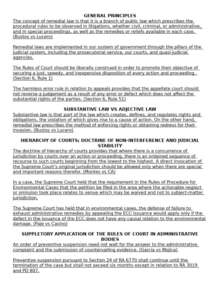 Understanding Remedial Law Principles | PDF | Default Judgment | Appeal