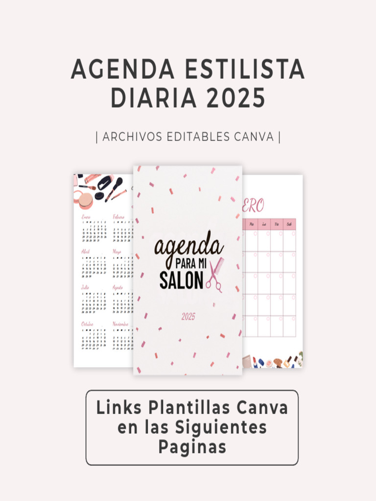Plantillas Canva para Agenda 2025 | PDF