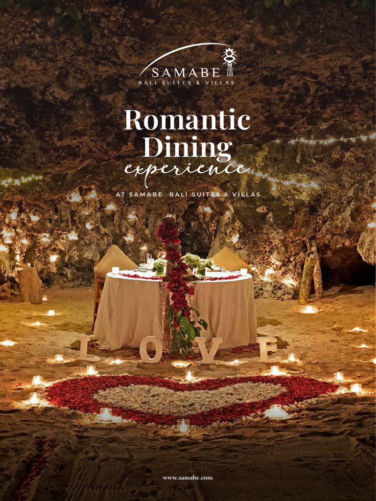 Samabe Beach Cave Dining Experience | PDF | Sauce | Cuisine