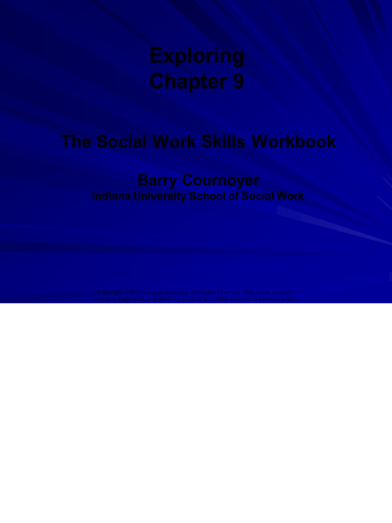 The Social Work Skills Workbook Chapter 9 Powerpoint | PDF | Feeling ...