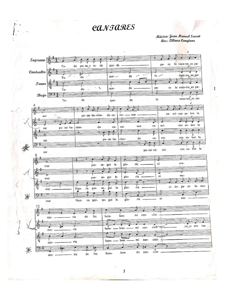 Cantares | PDF