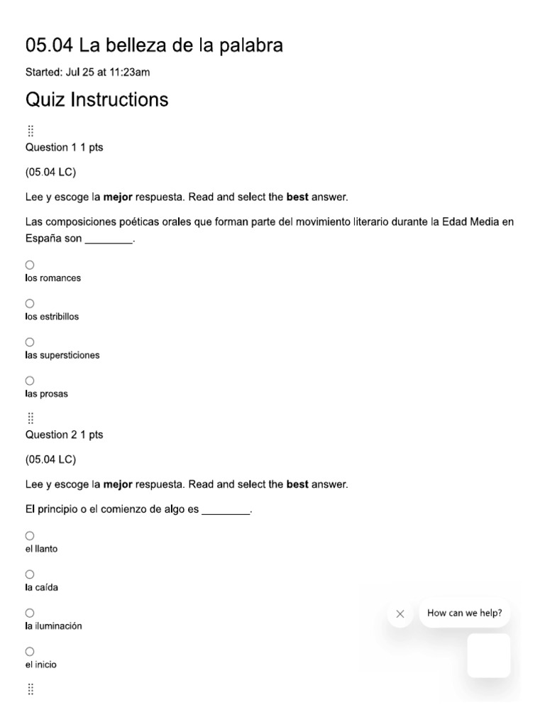 Helpful To My Spniash Class This Is For Spanish 4 | PDF