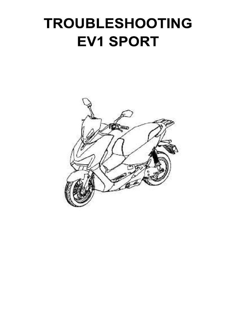 Troubleshooting Ev1 Sport | PDF