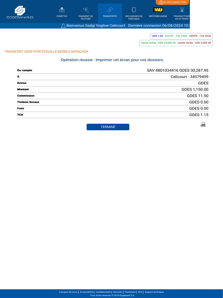 Frais Moncash 2024 : Détails et Tarifs | PDF
