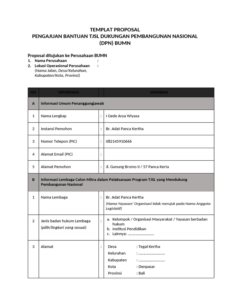BR Adat Panca Kertha Denpasar | PDF