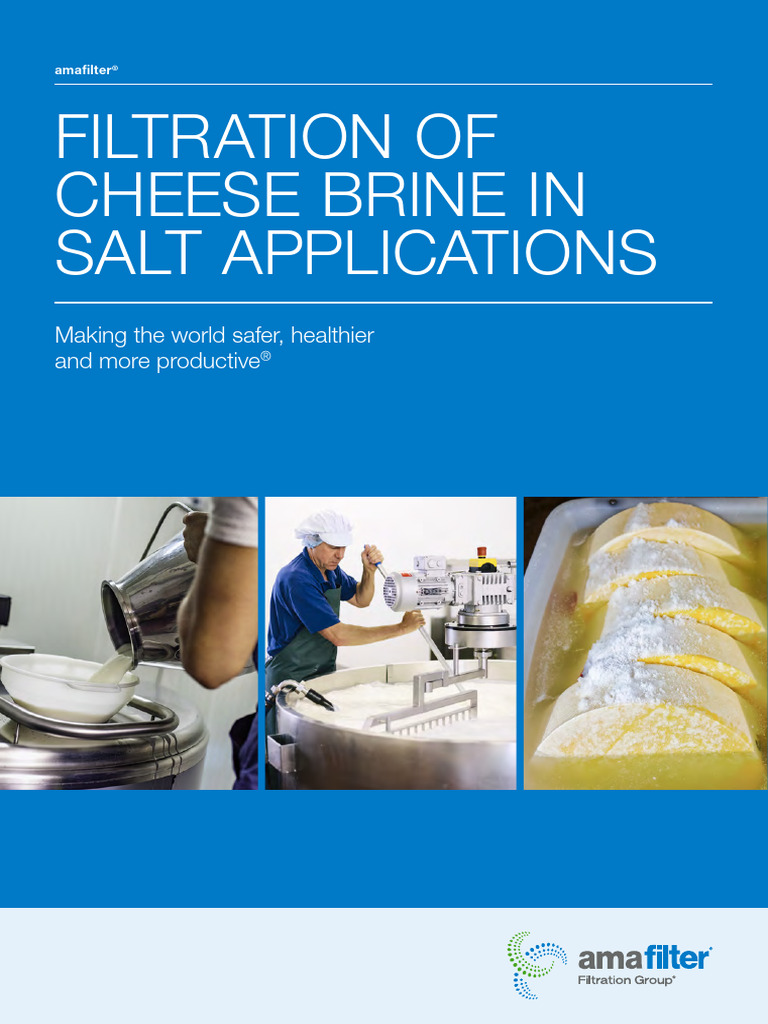 Amafilter Filtration of Cheese Brine in Salt Applications | PDF ...