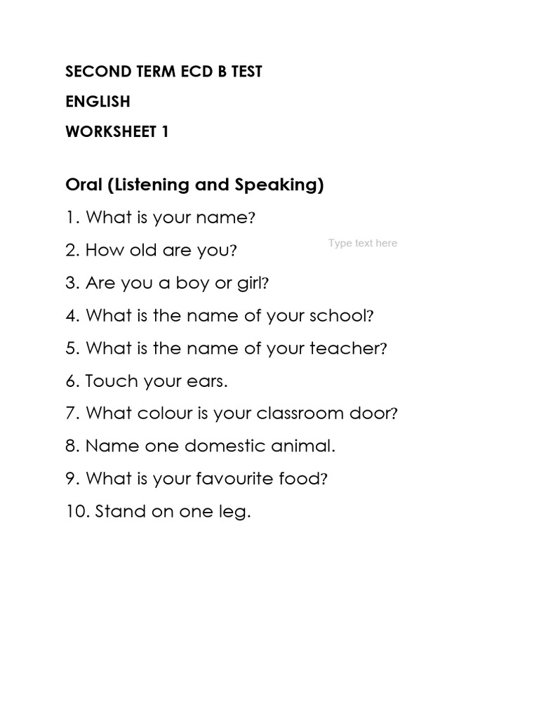 Ecd B Second Term Holiday Work Sample | PDF | Rectangle