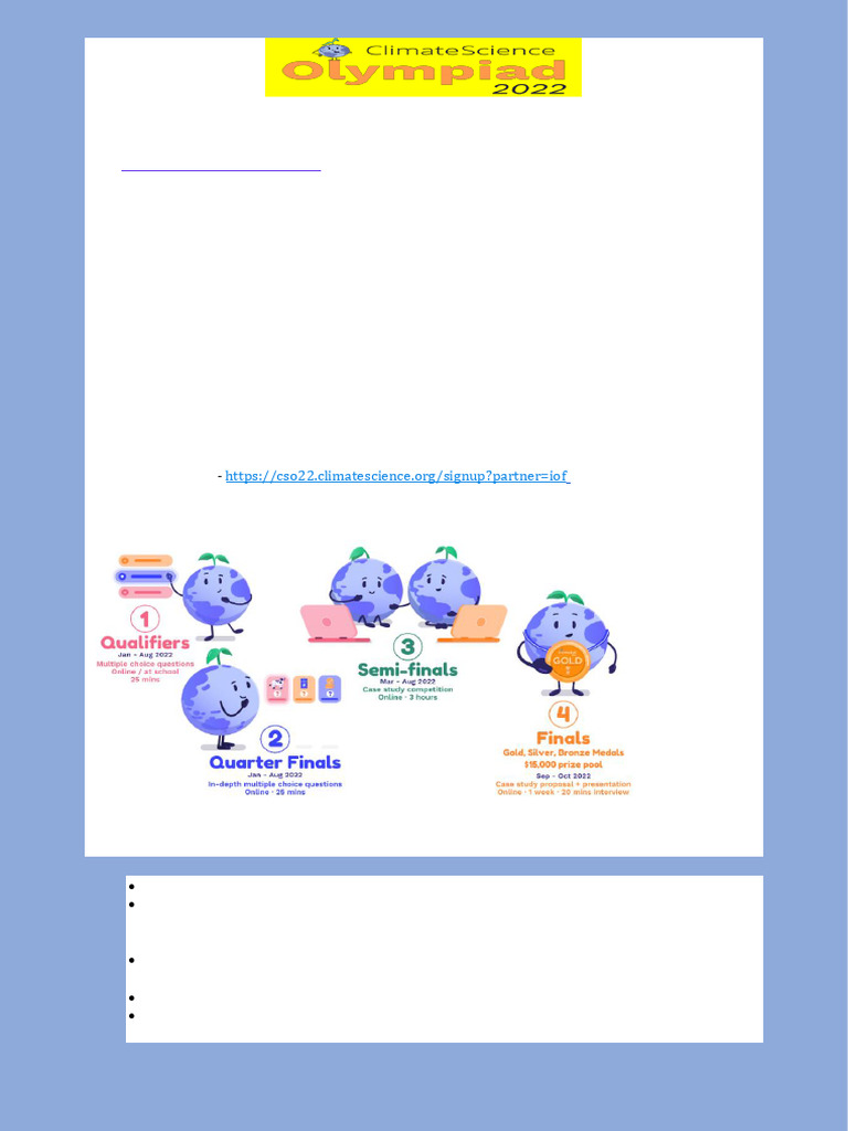 Climate Science Olympiad-2022 | PDF